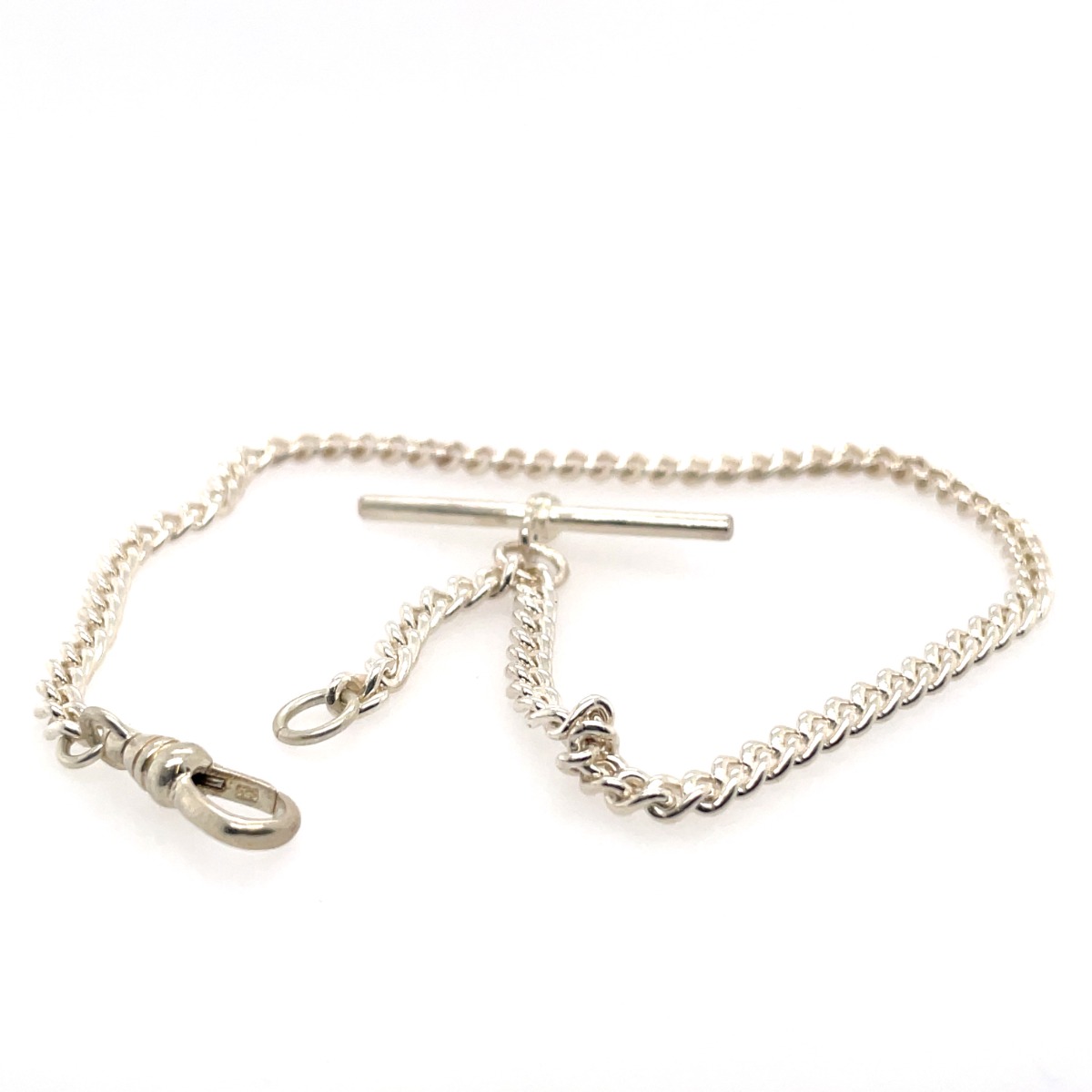 Silver Single Albert Watch Chain