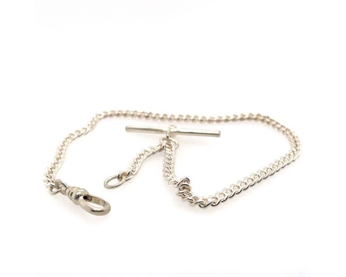 Silver Single Albert Watch Chain